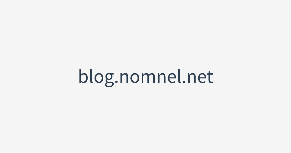 blog.nomnel.net